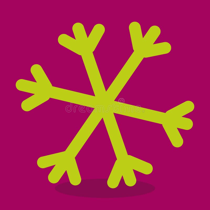 Christmas Green Snowflake 10 Stock Vector - Illustration of cartoon ...