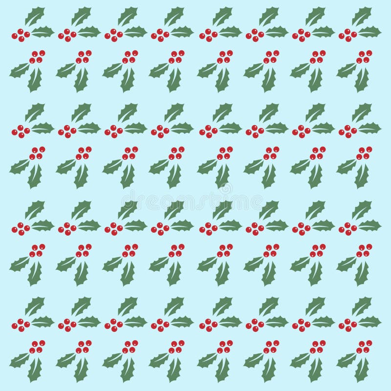 Christmas Greenery on Snow Pattern Texture Background Stock Vector ...