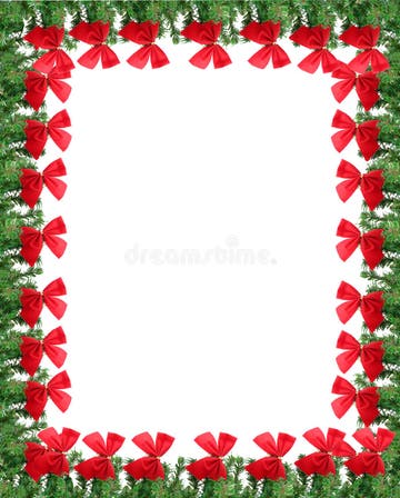 Christmas Greeting Card Border Stock Photo - Image of copyspace ...