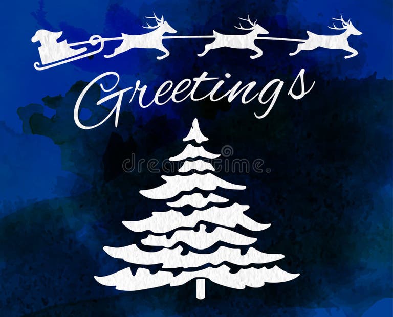 Christmas Greeting Card with Marijuana Leaf and Santa Stock Vector ...