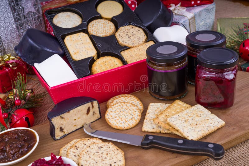 Christmas Hamper Cheese Sand Pickles Stock Photos - Free & Royalty-Free ...