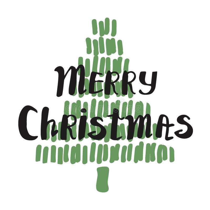 Christmas Hand Lettering Sign Holiday Vector Designs Stock Vector ...