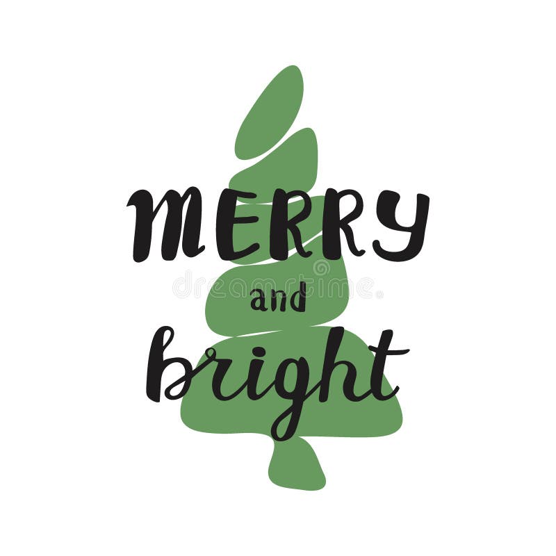 Christmas Hand Lettering Sign Holiday Vector Designs Stock Vector ...