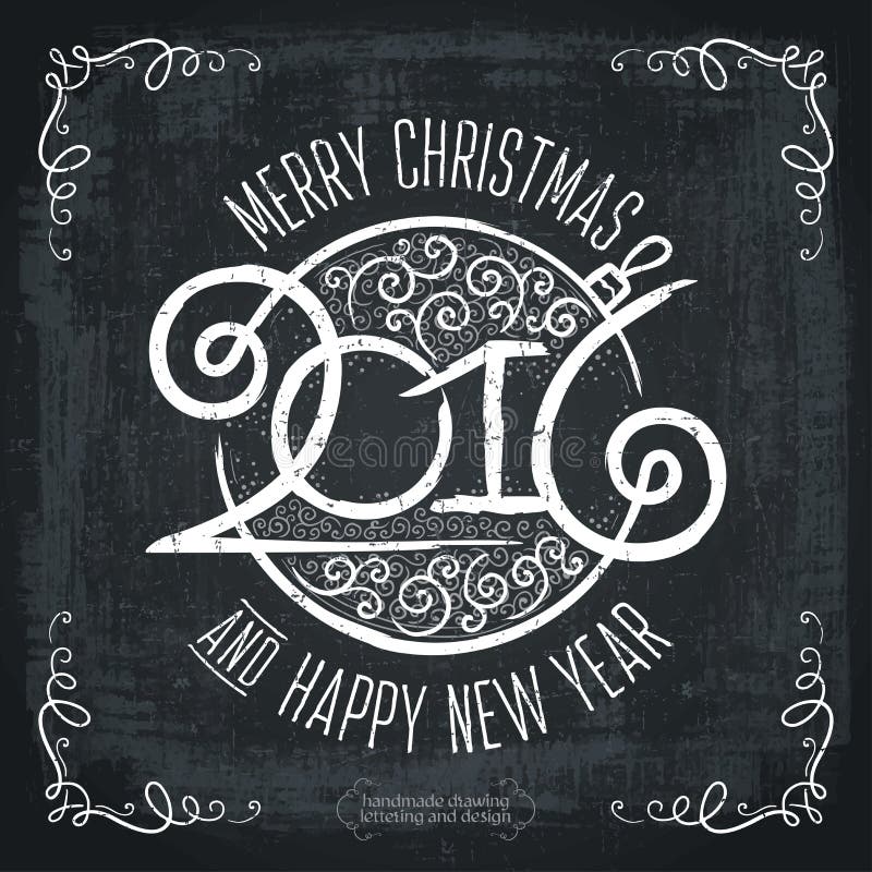 Christmas hand lettering stock vector. Illustration of card - 61575192