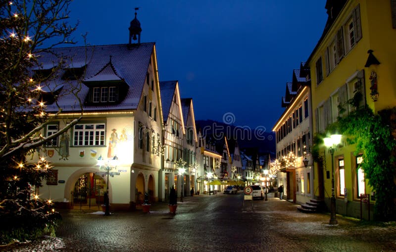 Christmas in Haslach, Germany Editorial Photo - Image of architecture ...