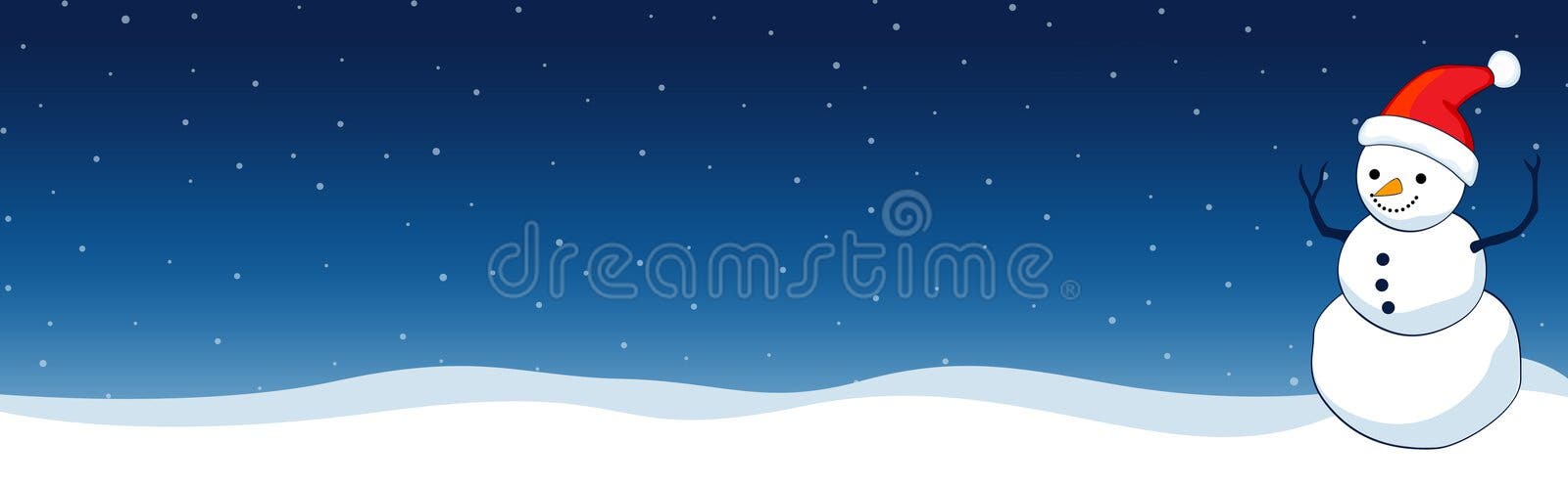 Christmas Header / Banner Santa Stock Vector - Illustration of falling ...