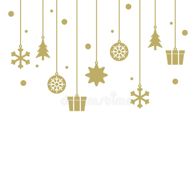Christmas Header Decoration Stock Vector - Illustration of element ...