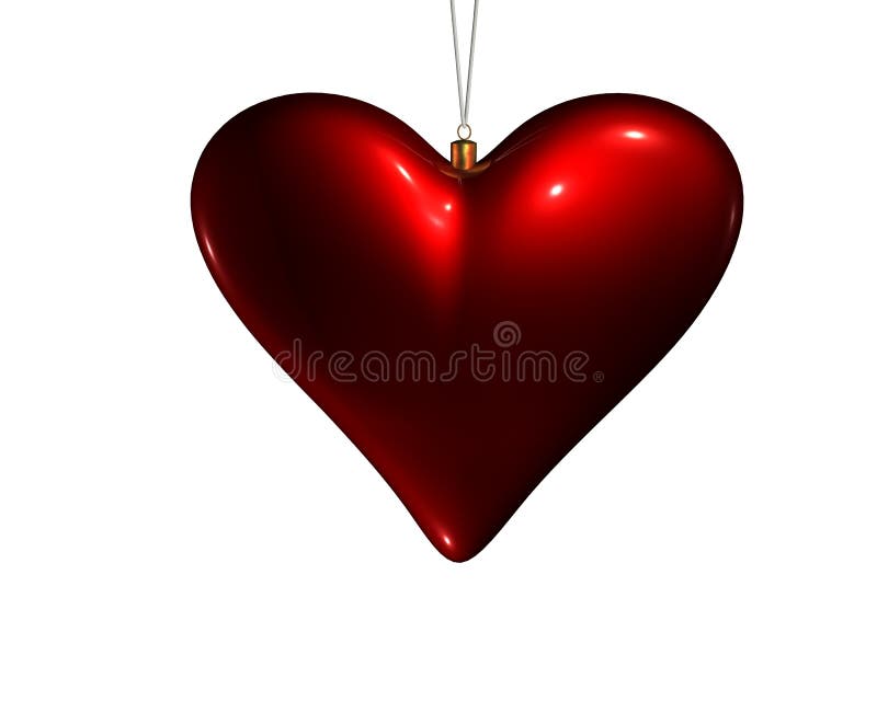 Christmas, a Heart of Wishes Stock Illustration - Illustration of ...