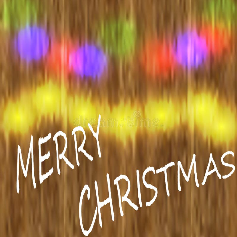 Christmas, Holiday Christmas Card. Reflection Garlands. Illustration ...