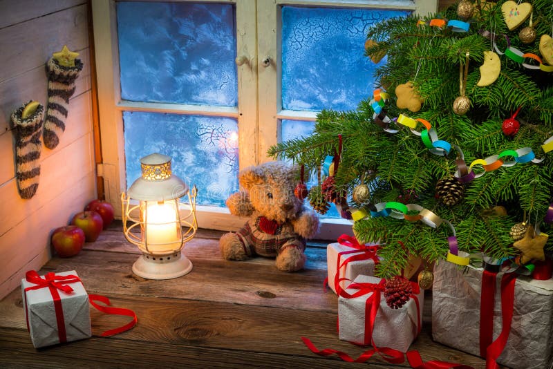 Christmas Holiday in the Countryside Stock Image - Image of background ...