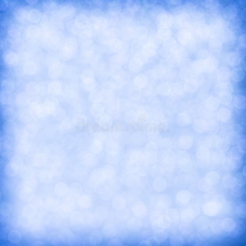 Christmas Holiday Square Backdrop: Light Blue Bokeh Background with ...