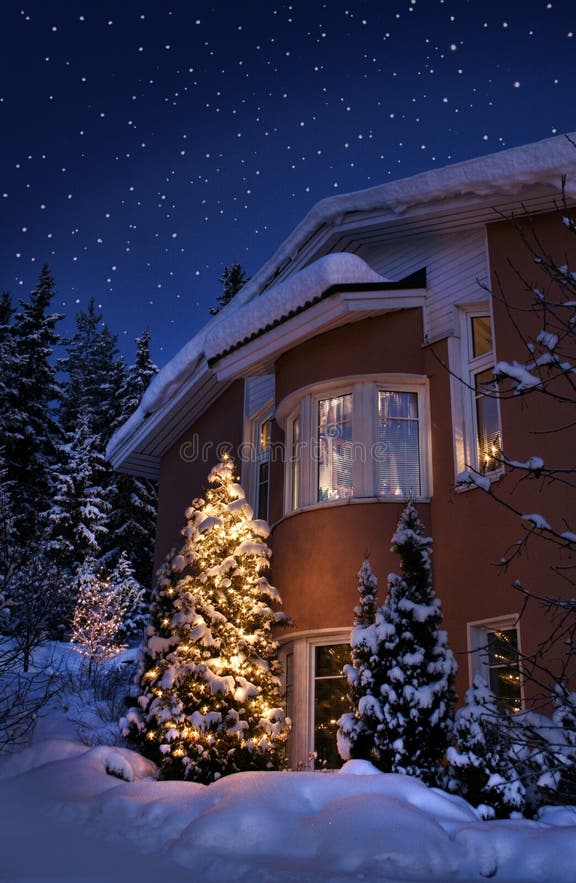 Christmas house stock photo. Image of christmas, idyll - 14947080