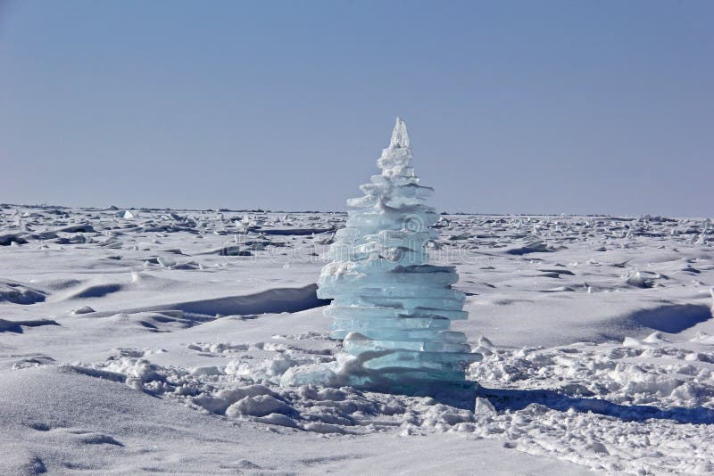 Christmas ice-tree stock image. Image of beauty, glow - 94433399