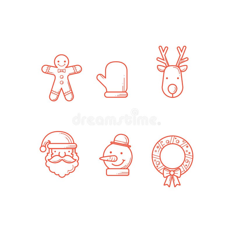 Christmas Icons Outline Stock Illustrations – 19,137 Christmas Icons ...