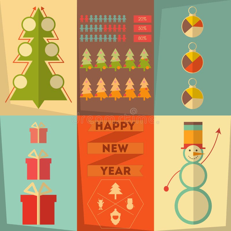 Christmas Infographic Chart Tree Stock Illustrations – 319 Christmas ...
