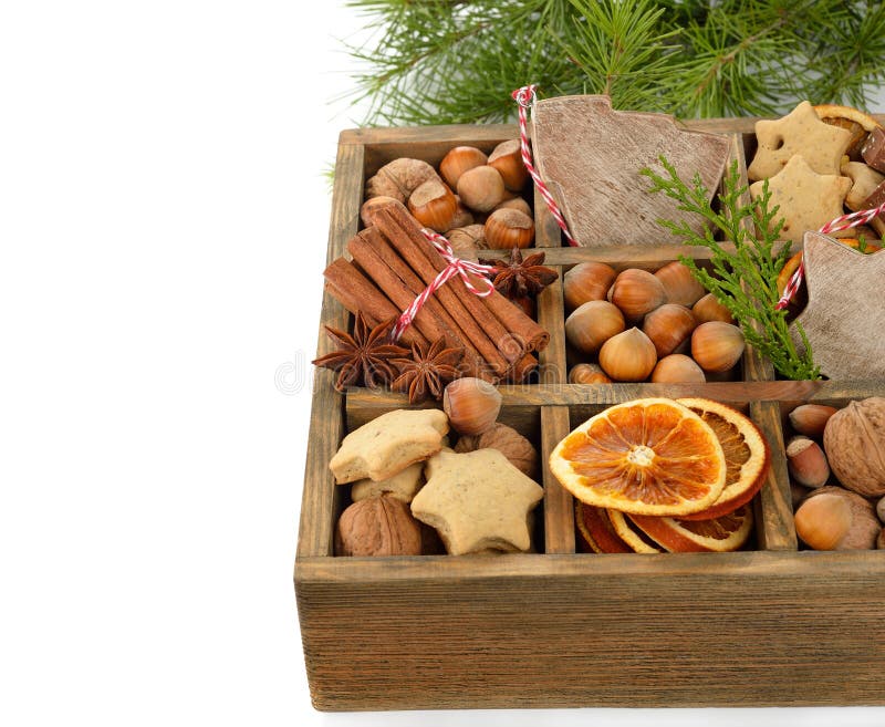Christmas ingredients stock image. Image of oranges, edible - 45586939