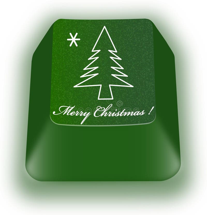 Christmas keyboard button stock vector. Illustration of seasons - 17053219