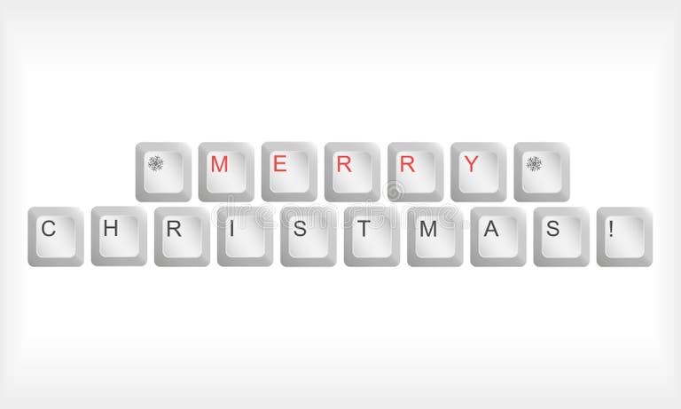 Christmas keyboard stock photo. Image of card, design - 35253400