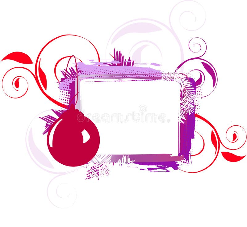 Christmas Label 3 stock illustration. Illustration of pine - 3593235