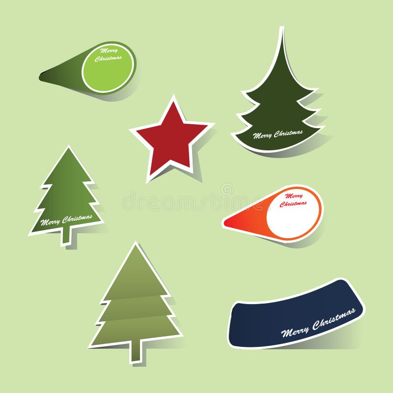 Christmas Label Vectors stock vector. Illustration of collection - 20697097