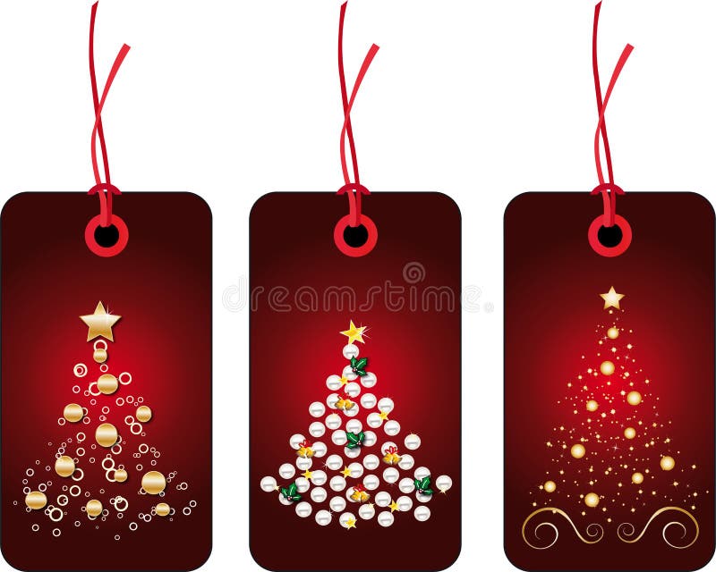 Christmas labels stock illustration. Illustration of christmas - 16490546