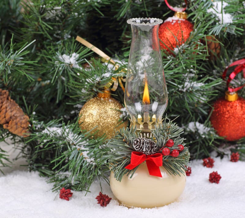 Christmas lamp post stock photo. Image of urban, decoration - 35559648