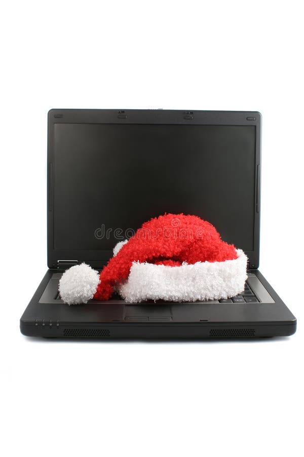 Christmas laptop stock photo. Image of laptop, computer - 6735816