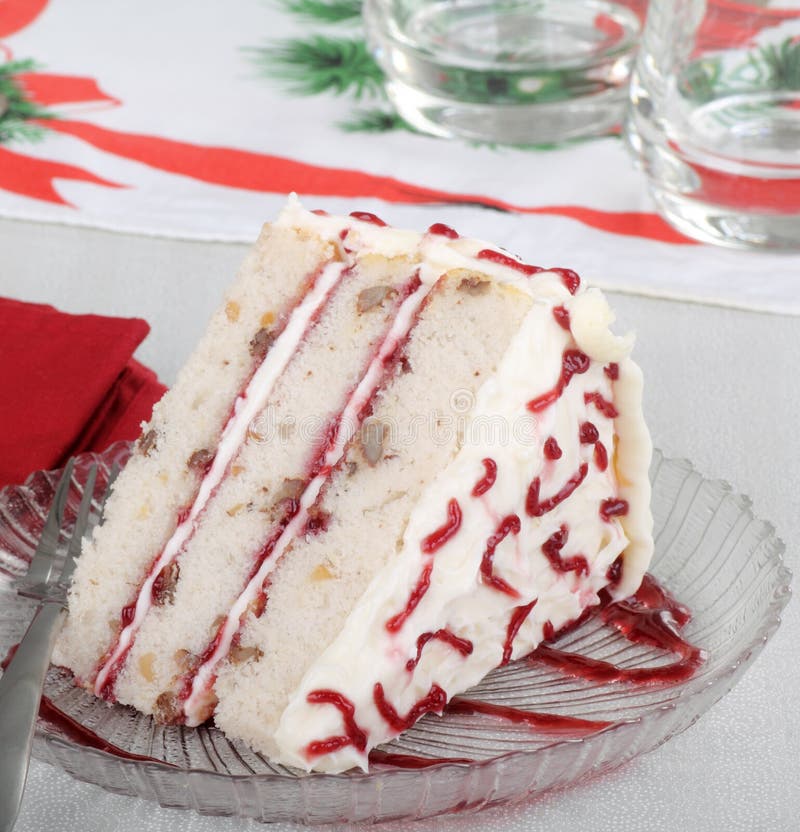 Christmas Layer Cake stock photo. Image of homemade, glass - 27234634