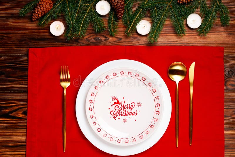 Christmas Laying Table Appointments, Table Setting Options. Silverware ...