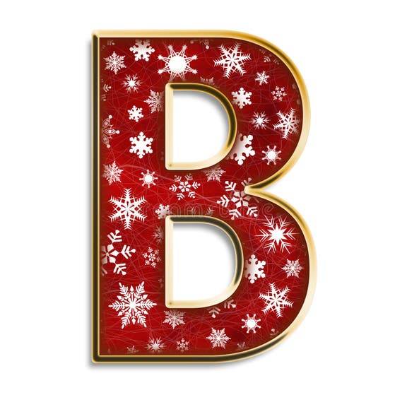 Christmas Letter B Stock Illustrations – 580 Christmas Letter B Stock ...