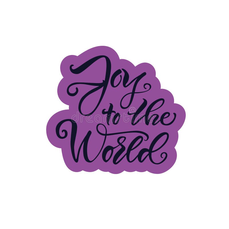 Christmas Lettering. Calligraphy. Stock Vector - Illustration of ...