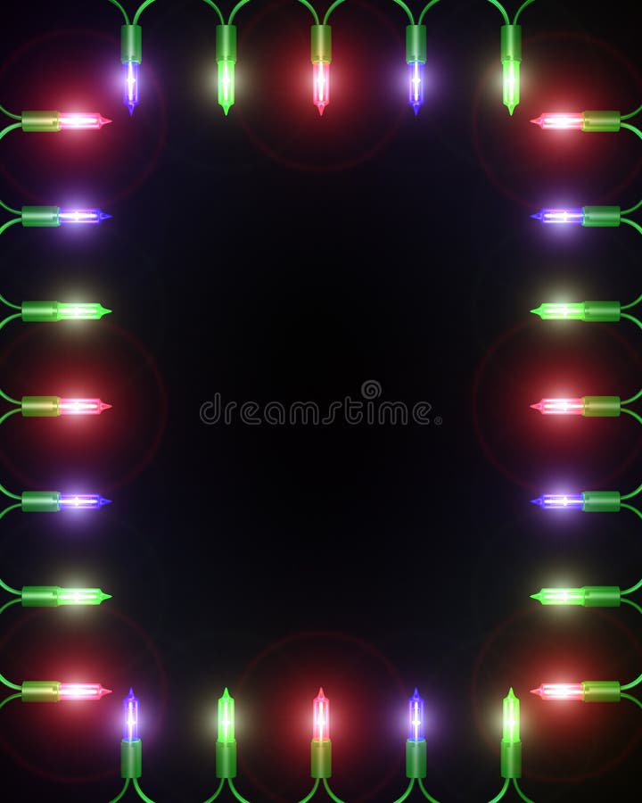 Christmas Lights Frame Stock Illustrations – 18,287 Christmas Lights ...