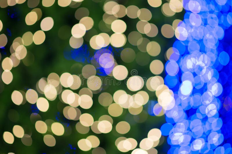 Christmas Light on Tree, Abstract Defocused Background Stock Image - Image of party, abstract ...