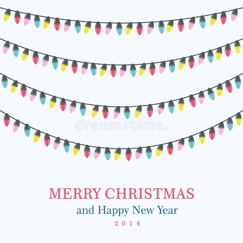 Christmas Diverse Friend Group Hug Greeting Card Stock Vector