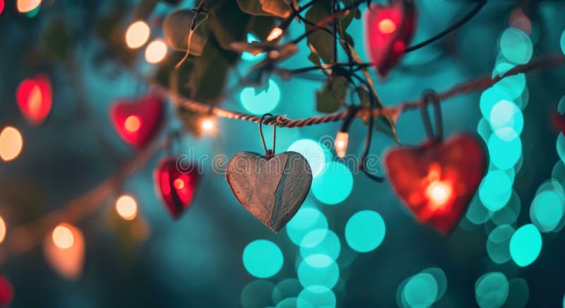 Christmas Lights Background Red Christmas Tree Christmas Lights Stock ...