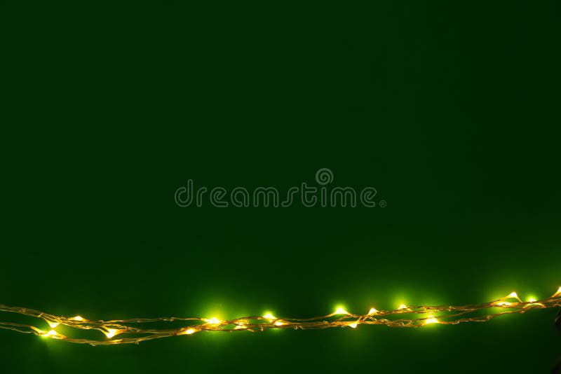 Christmas Lights on Color Background Stock Photo - Image of glow, party ...