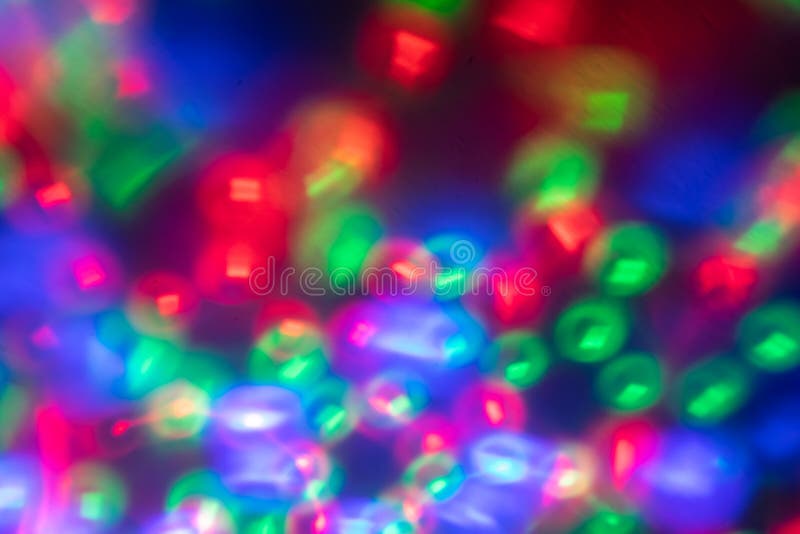 Christmas Lights in Different Colors Stock Photo - Image of modern ...