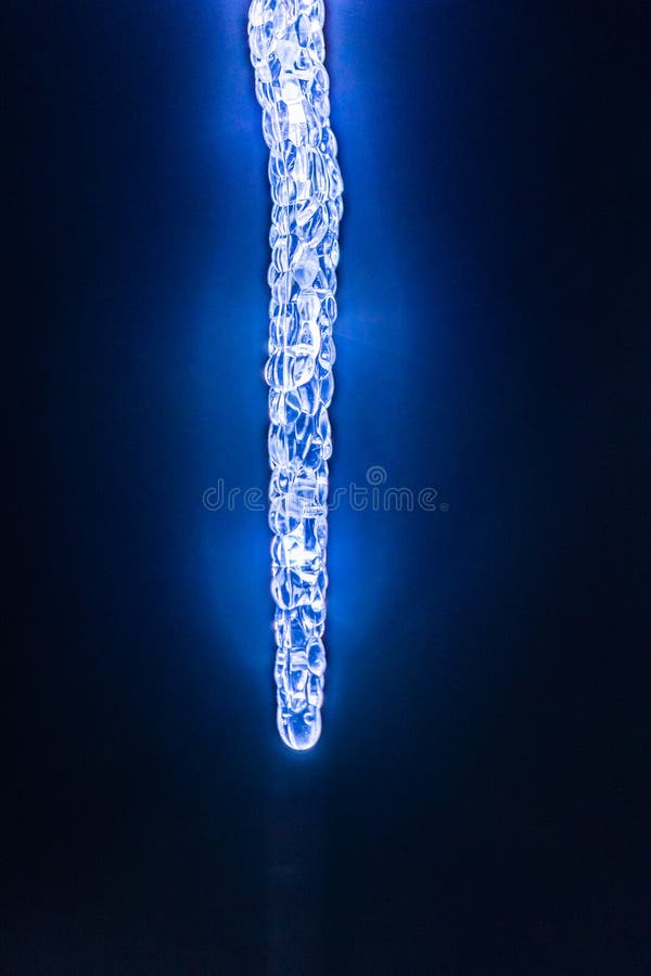 Christmas Lights. Ice Icicle Stock Photo - Image of iron, icicle: 351110422