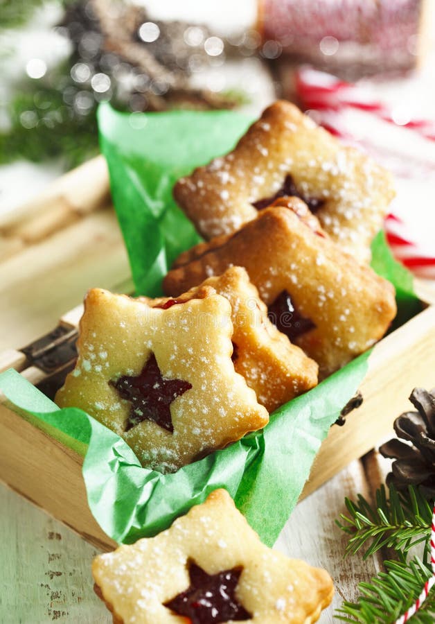 Christmas Linzer Cookies stock photo. Image of homemade - 63032604
