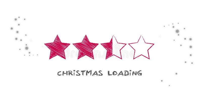 Christmas is Loading Background with Christmas Tree Stock Vector ...