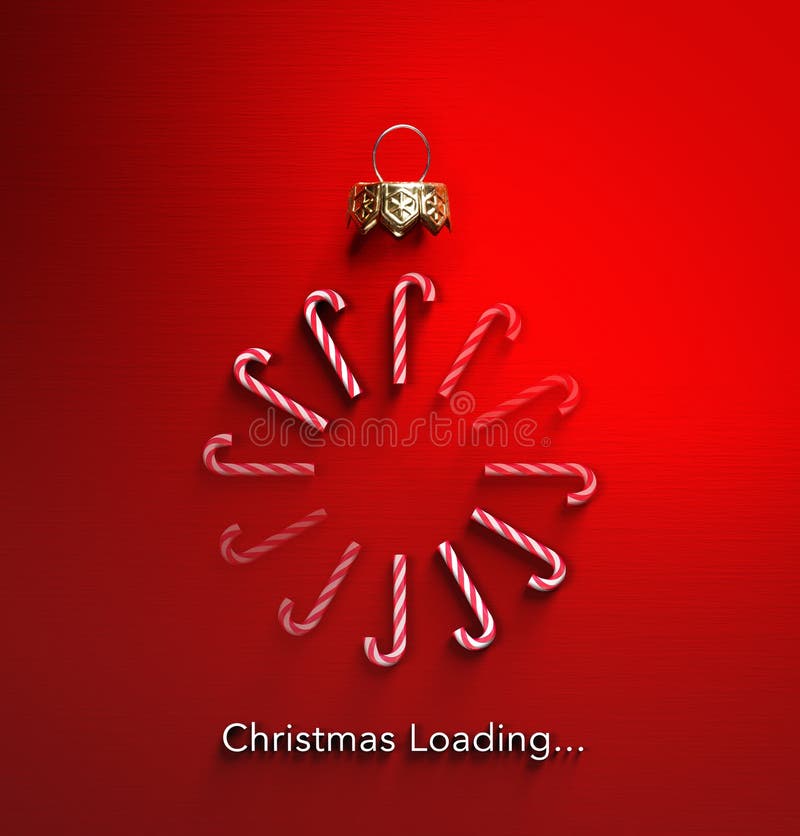 Candy Canes with Ribbon - Sweet Christmas Card Stock Image - Image of ...