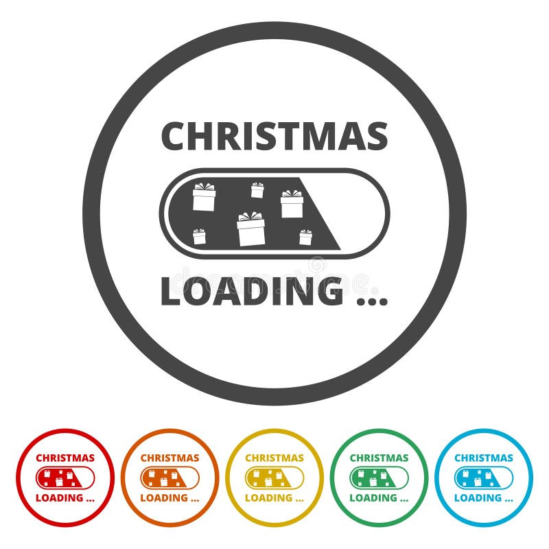 Christmas Tree Internet Loading Bar Stock Illustrations – 36 Christmas ...