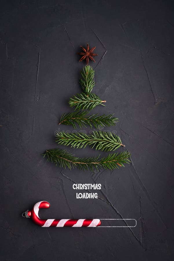 Christmas Loading Minimal Concept Stock Photo - Image of upload, blue ...