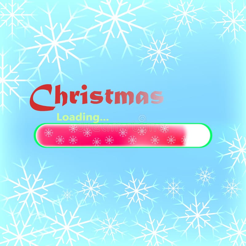 Christmas loading stock vector. Illustration of silver - 63619260