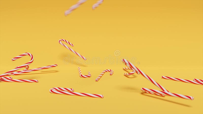 Merry Christmas Loading Concept with Candy Cane Stock Footage - Video ...