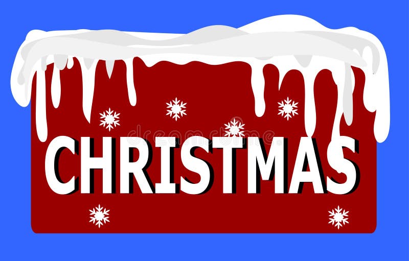 Christmas Logo red stock vector. Illustration of design - 11033721