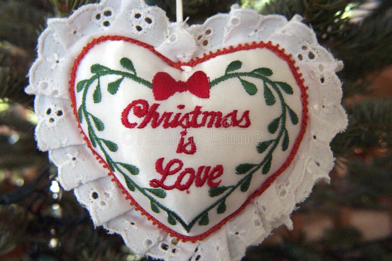 Christmas is Love stock photo. Image of love, hanging, ornament - 405336