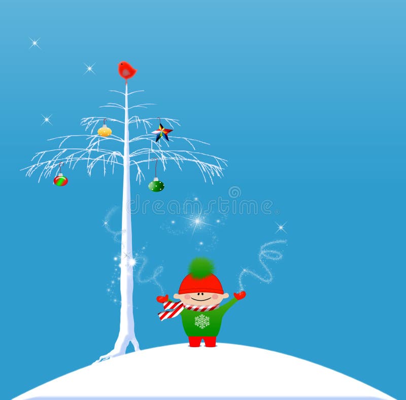 Christmas Magic stock illustration. Illustration of adorned - 14884517
