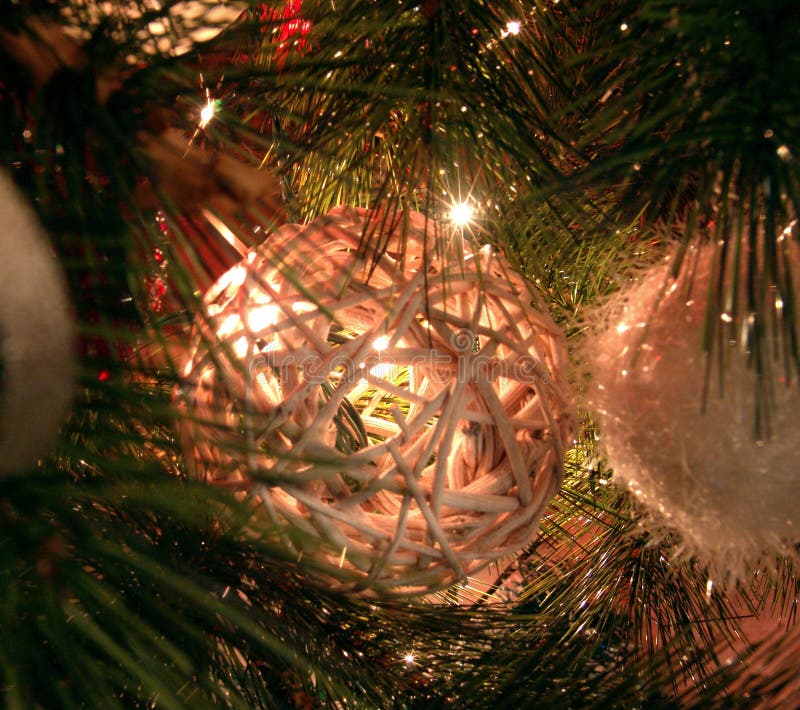 Christmas Magic stock image. Image of lights, needles, wickerwork - 191905