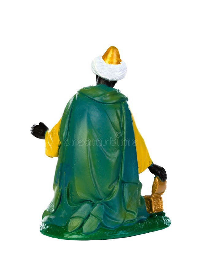 The Christmas Magic. Ceramic Figure of the Wise Men Stock Photo - Image ...